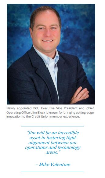 BCU | Jim Block Appointed BCU Executive Vice President, Chief Operating ...