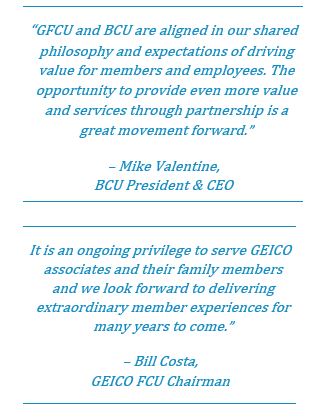 BCU | Merger Planned for GEICO Federal Credit Union (GFCU) and Baxter ...